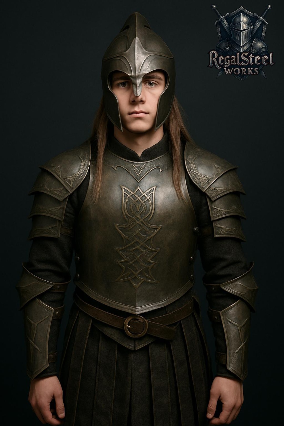 LOTR Gondorian Ranger Armor Set – Medieval Fantasy Costume With Helmet ...