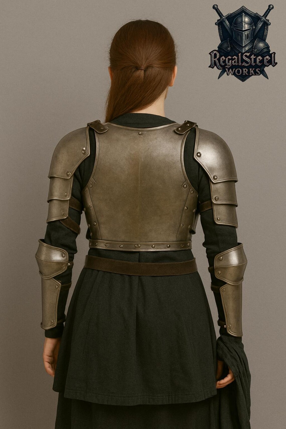 Medieval Women's Steel Plate Armor | Full Body Chestplate, Pauldrons ...
