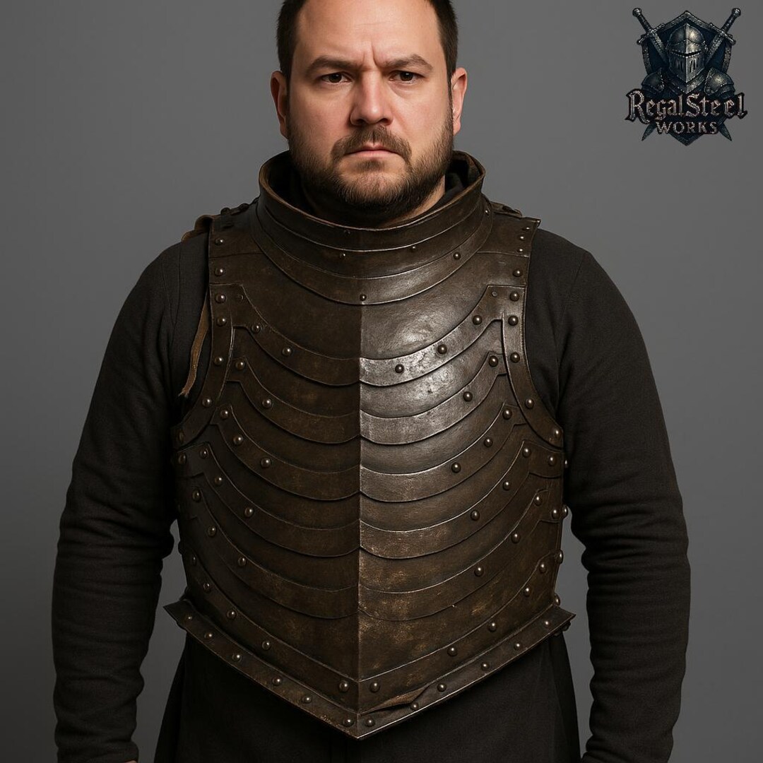 Medieval Knight Steel Battle Tournament Costume Armor - Rust Forged ...