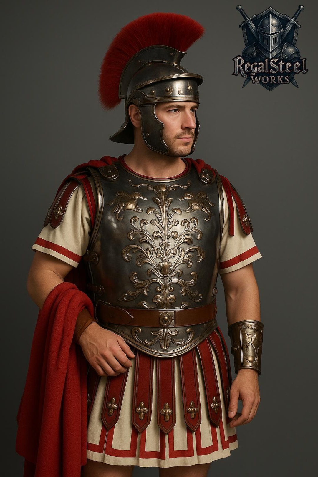 Roman Centurion Armor Full Set – Roman Half Body Armor Authentic ...