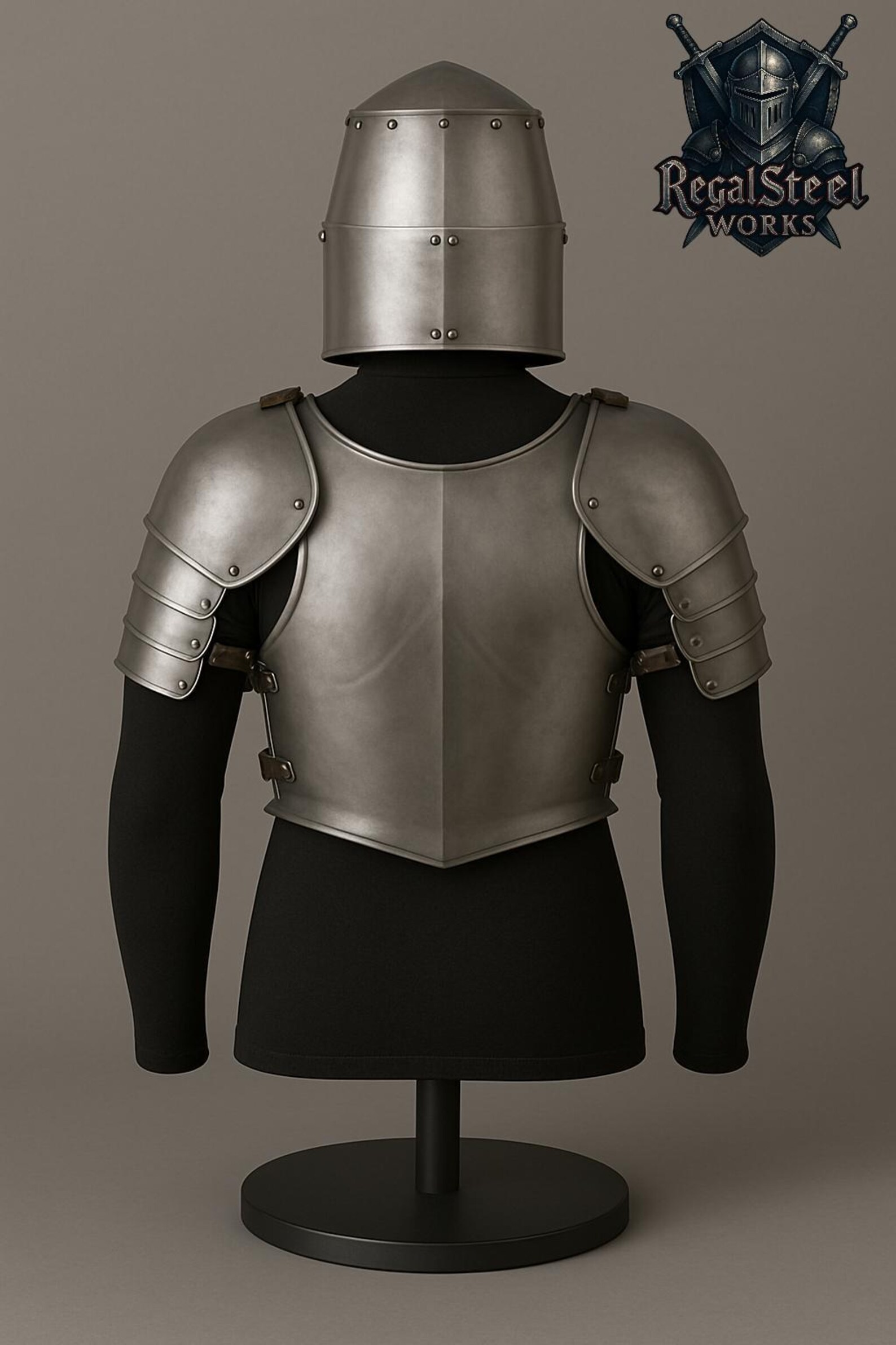 Medieval Half Body Knight Armor Suit | Crusader Armor | Crusader Helmet ...