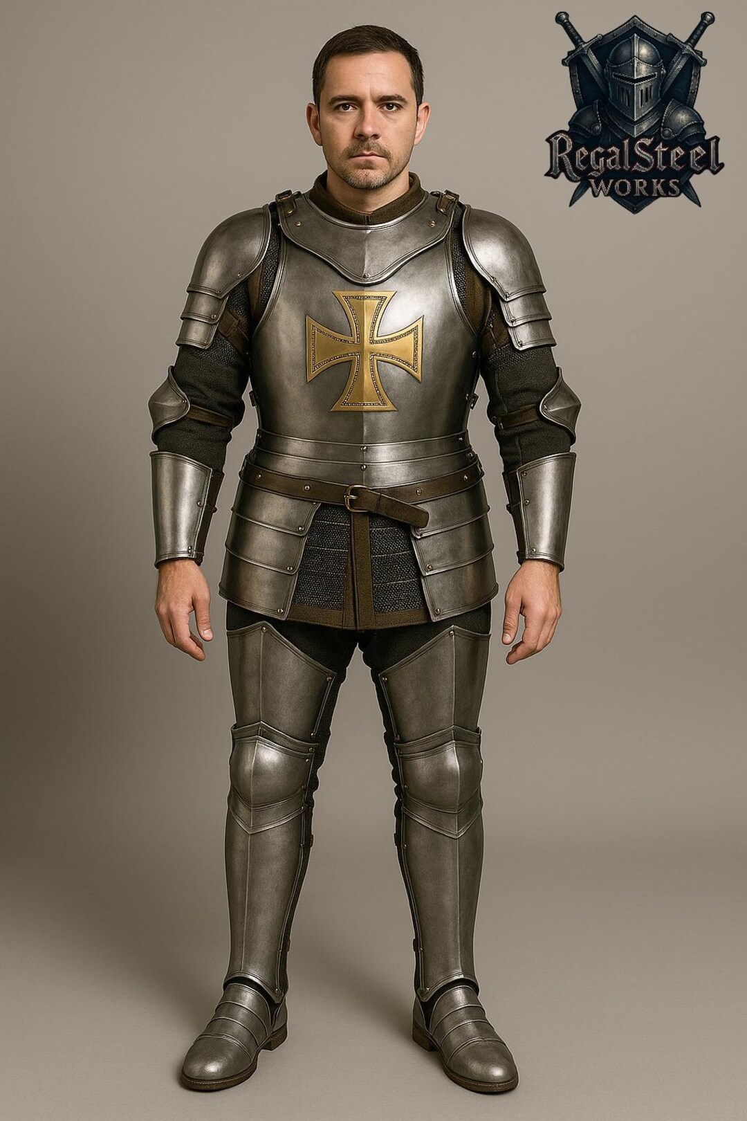 Medieval Full Body Knight Armor Suit | Crusader Armor | Cuirass With ...