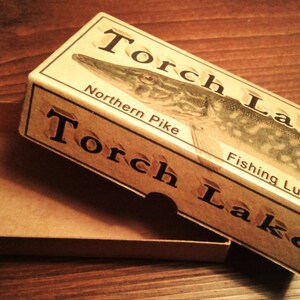 Torch Lake Michigan Nostalgic Fishing Lure Boxes for Your Lakehouse ...