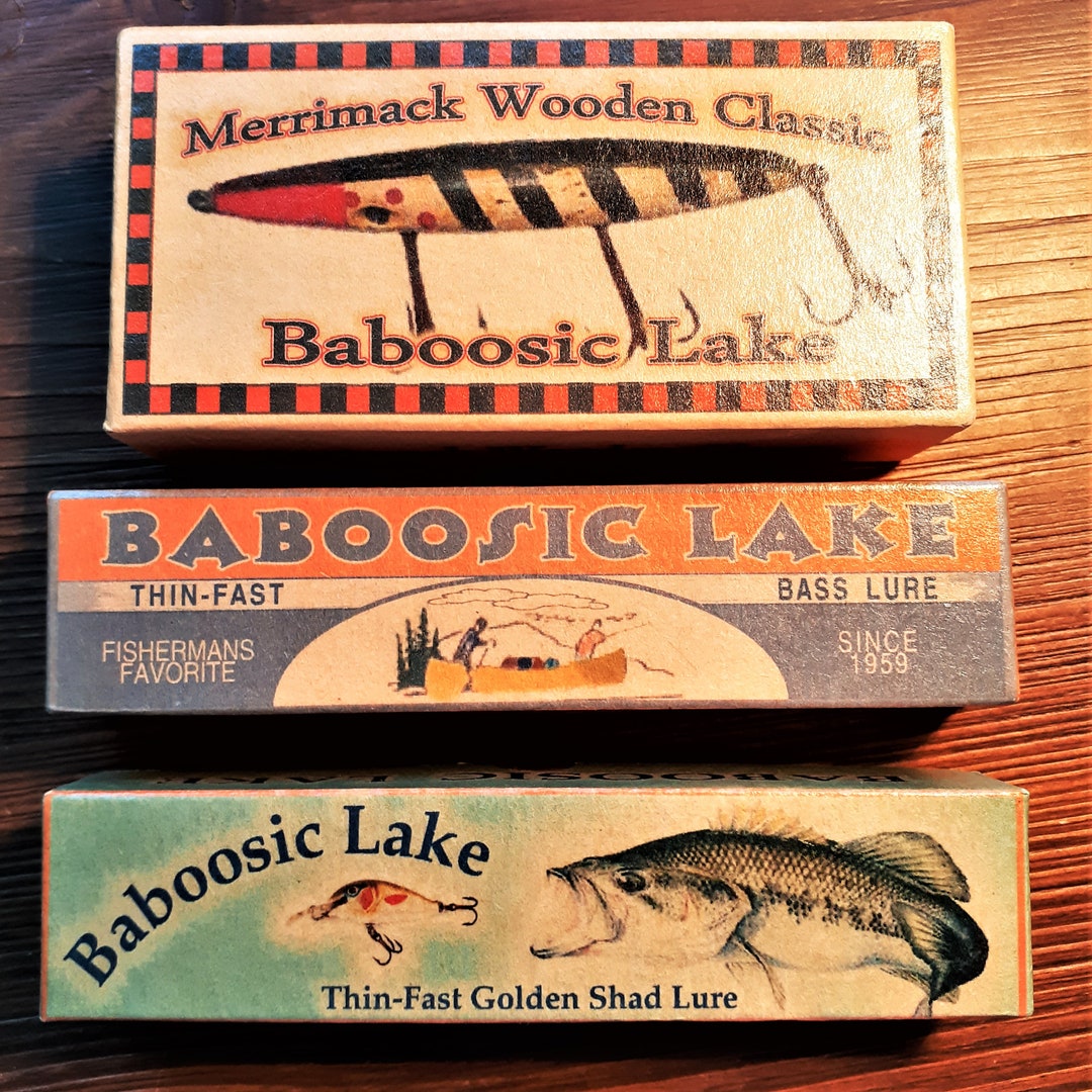 Baboosic Lake Fishing Decor Lake House Cabin Gift - Etsy