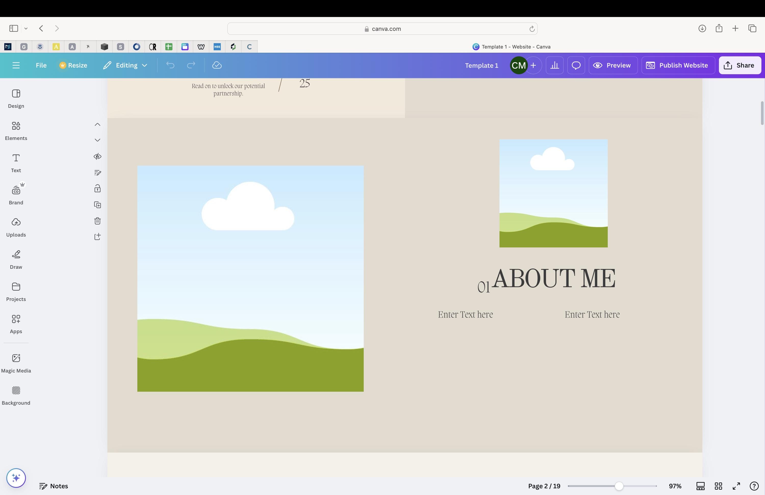Customizable Content Creator Portfolio Template | Perfect for UGC ...