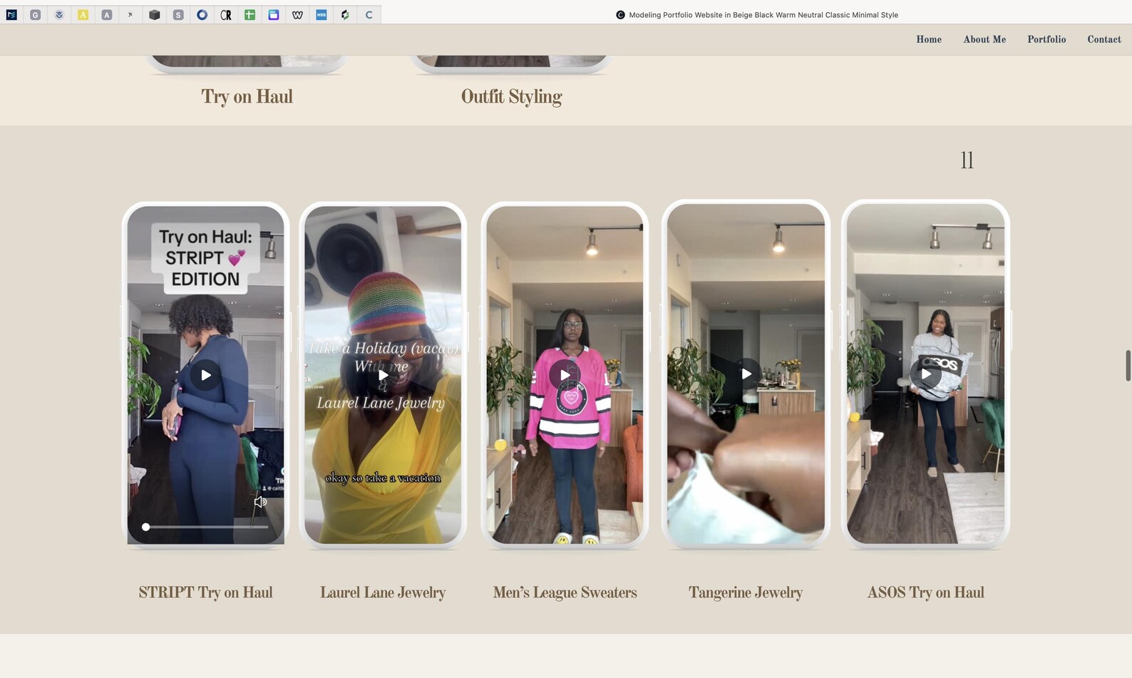Customizable Content Creator Portfolio Template | Perfect for UGC ...
