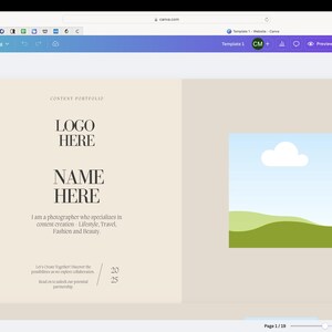 Customizable Content Creator Portfolio Template | Perfect for UGC ...