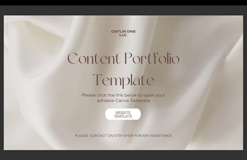 Customizable Content Creator Portfolio Template | Perfect for UGC ...