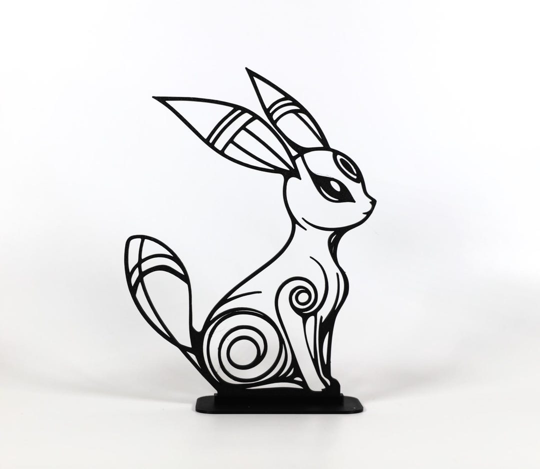 Umbreon "low-poly" on a Base - Pokémon - Etsy Australia