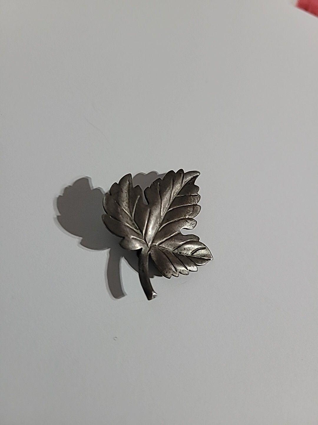 Vintage Tiffany & Co Sterling Silver Leaf Brooch Pin Booch Signed - Etsy