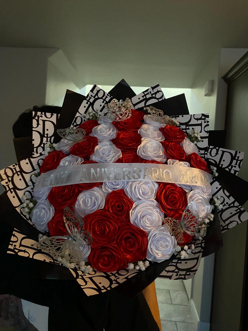 40 Count Eternal Flower Bouquet - Etsy