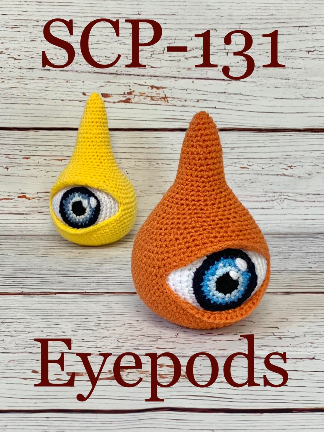 CROCHET PATTERN ONLY Scp-131 Eyepods Secure Contain Protect - Etsy