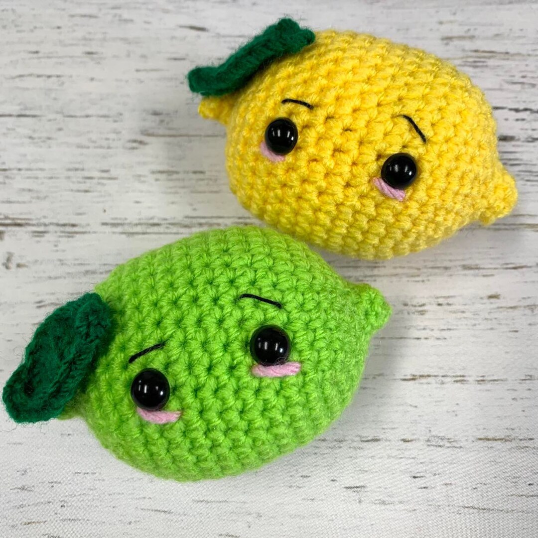 CROCHET PATTERN ONLY Lemon Lime Crochet Amigurumi Pattern - Etsy