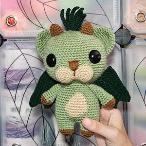 CROCHET PATTERN ONLY Manny the Manticore Cryptid D&D Dnd - Etsy