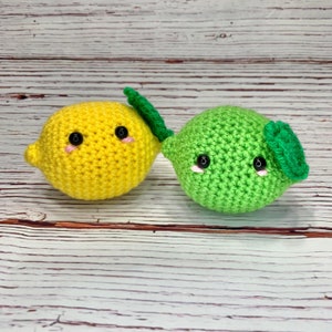CROCHET PATTERN ONLY Lemon Lime Crochet Amigurumi Pattern - Etsy