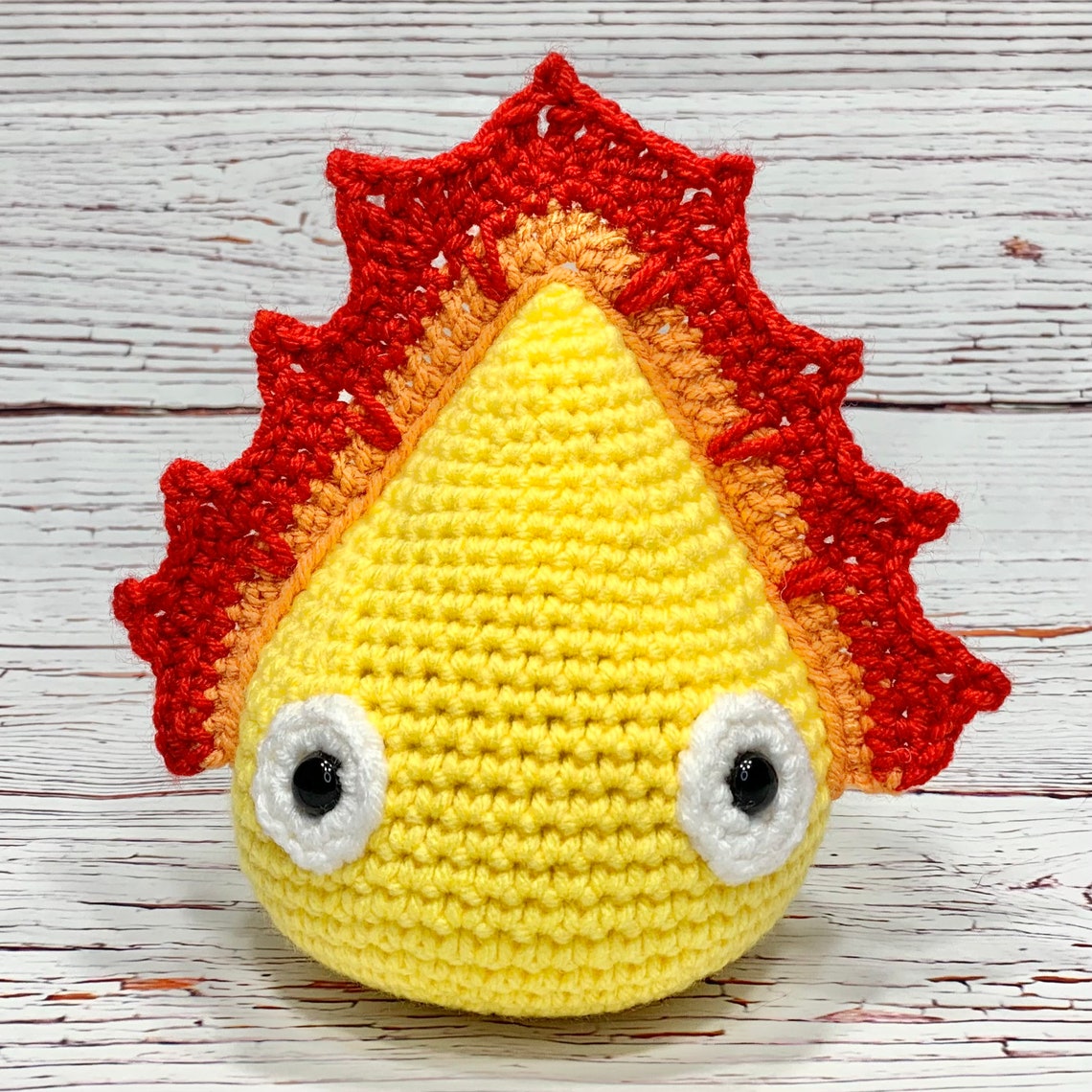 CROCHET PATTERN ONLY Fire Demon Calcifer Crochet Pattern - Etsy