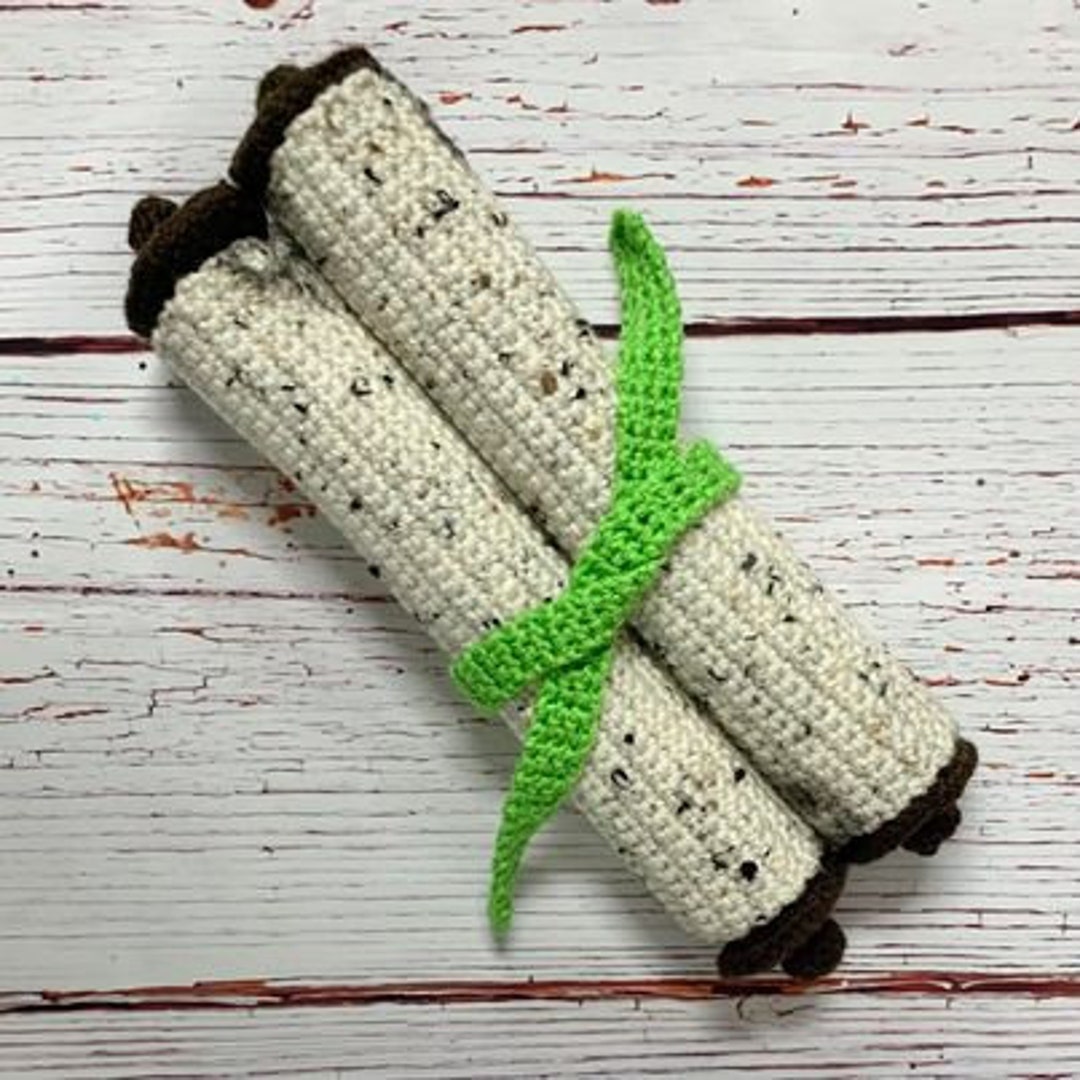 CROCHET PATTERN ONLY Magic Scroll D&D Wizard Warlock - Etsy