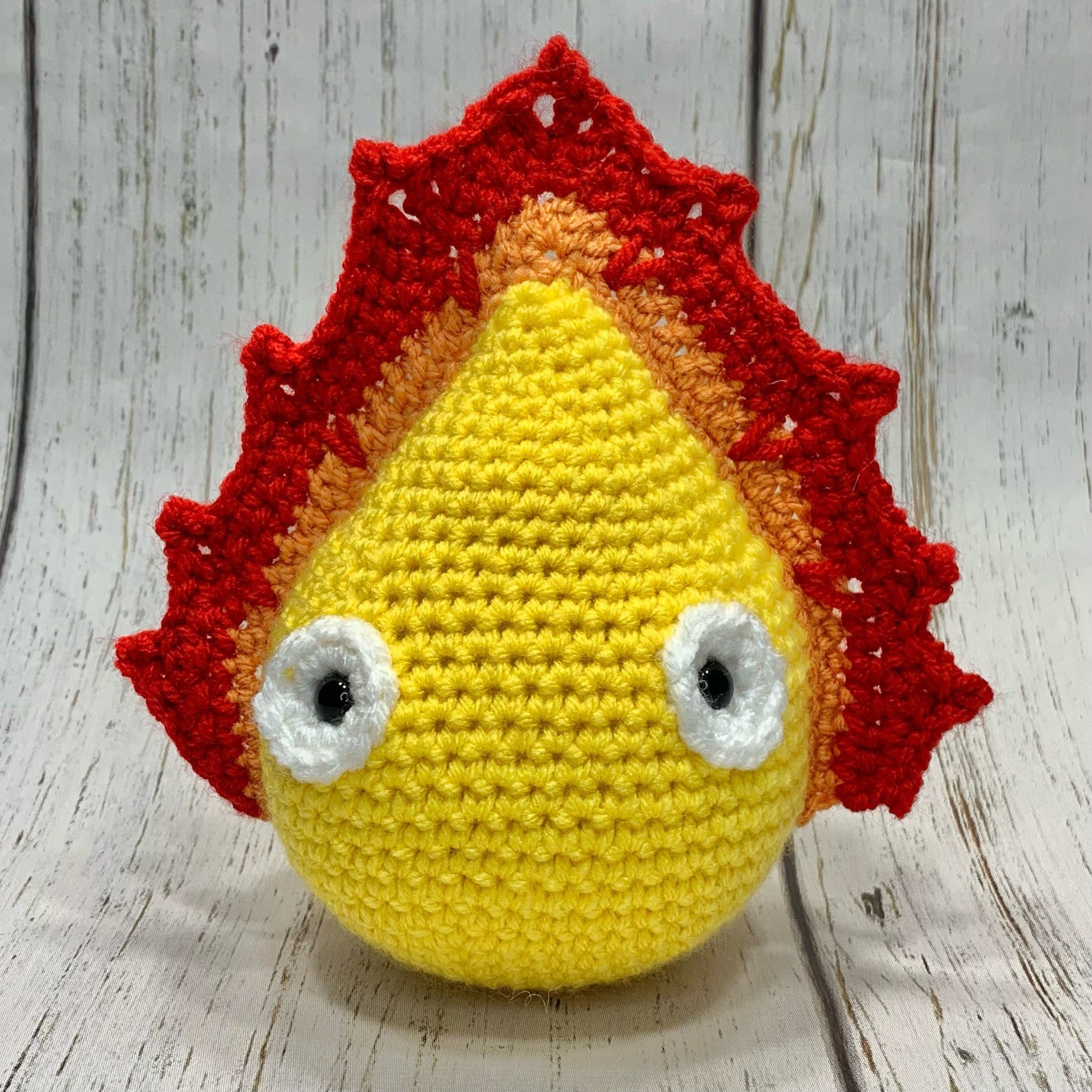 CROCHET PATTERN ONLY Fire Demon Calcifer Crochet Pattern - Etsy