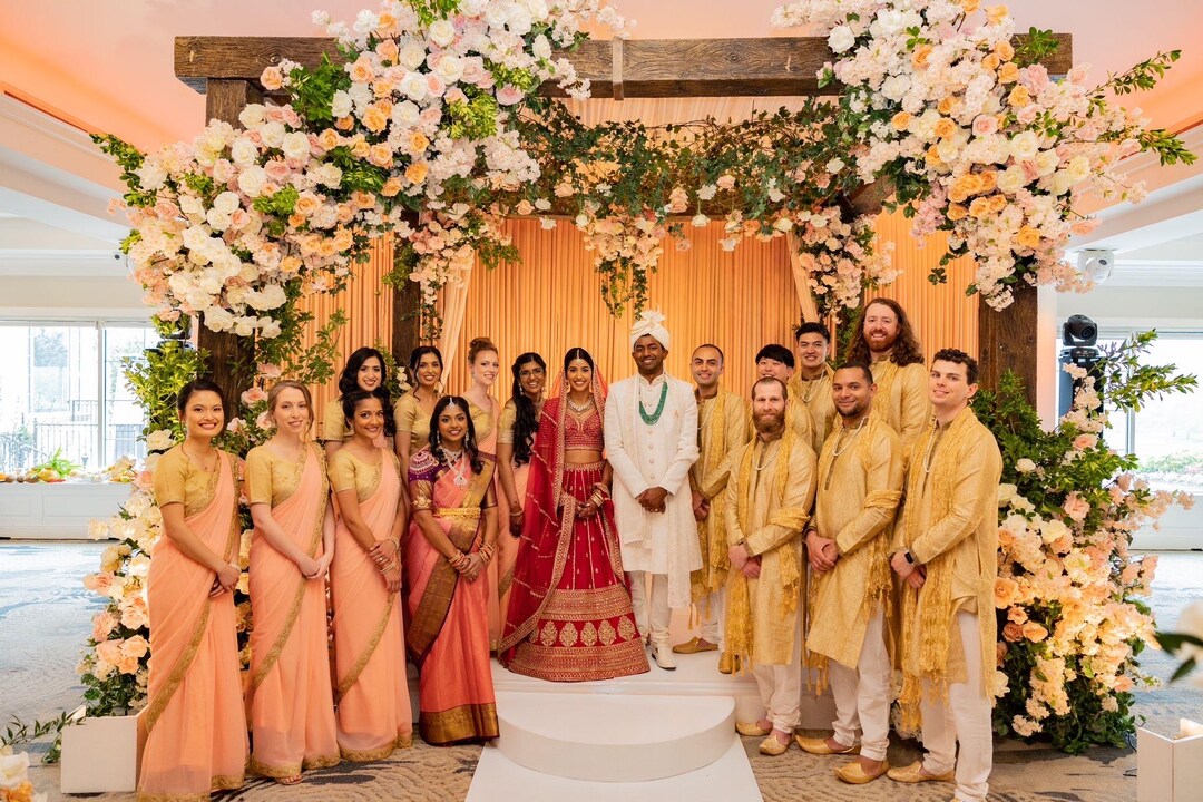 Custom Bridal Lehengas, Kurta Sets & Sherwanis Bridesmaid Lehengas and ...