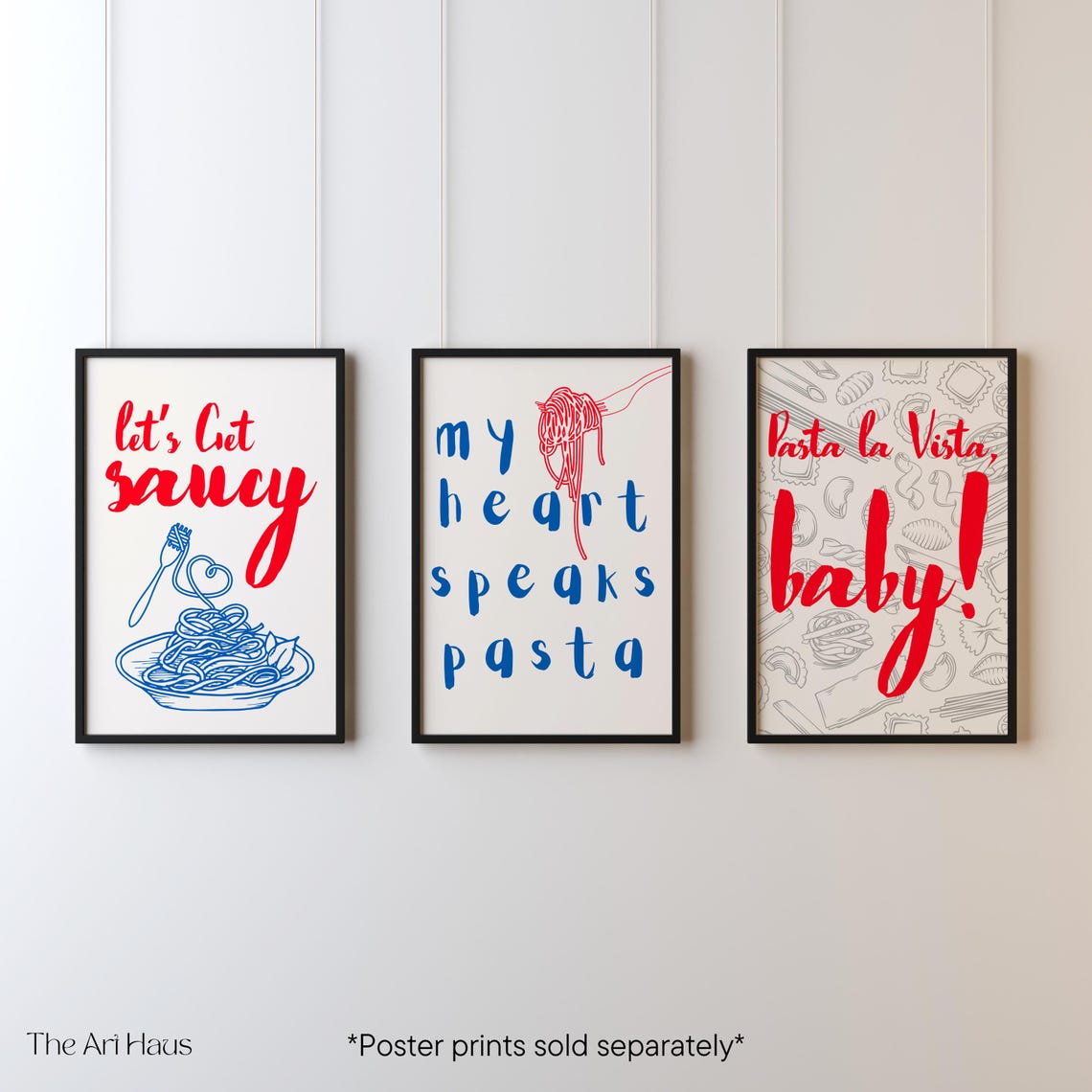 PRINTABLE ART Let's Get Saucy Print - Retro Food Print, Food Pop Art ...