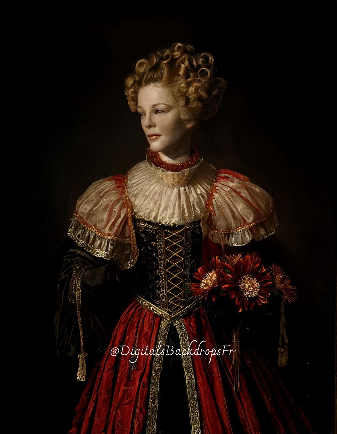 Renaissance Digital Background Digital Backdrop - Etsy