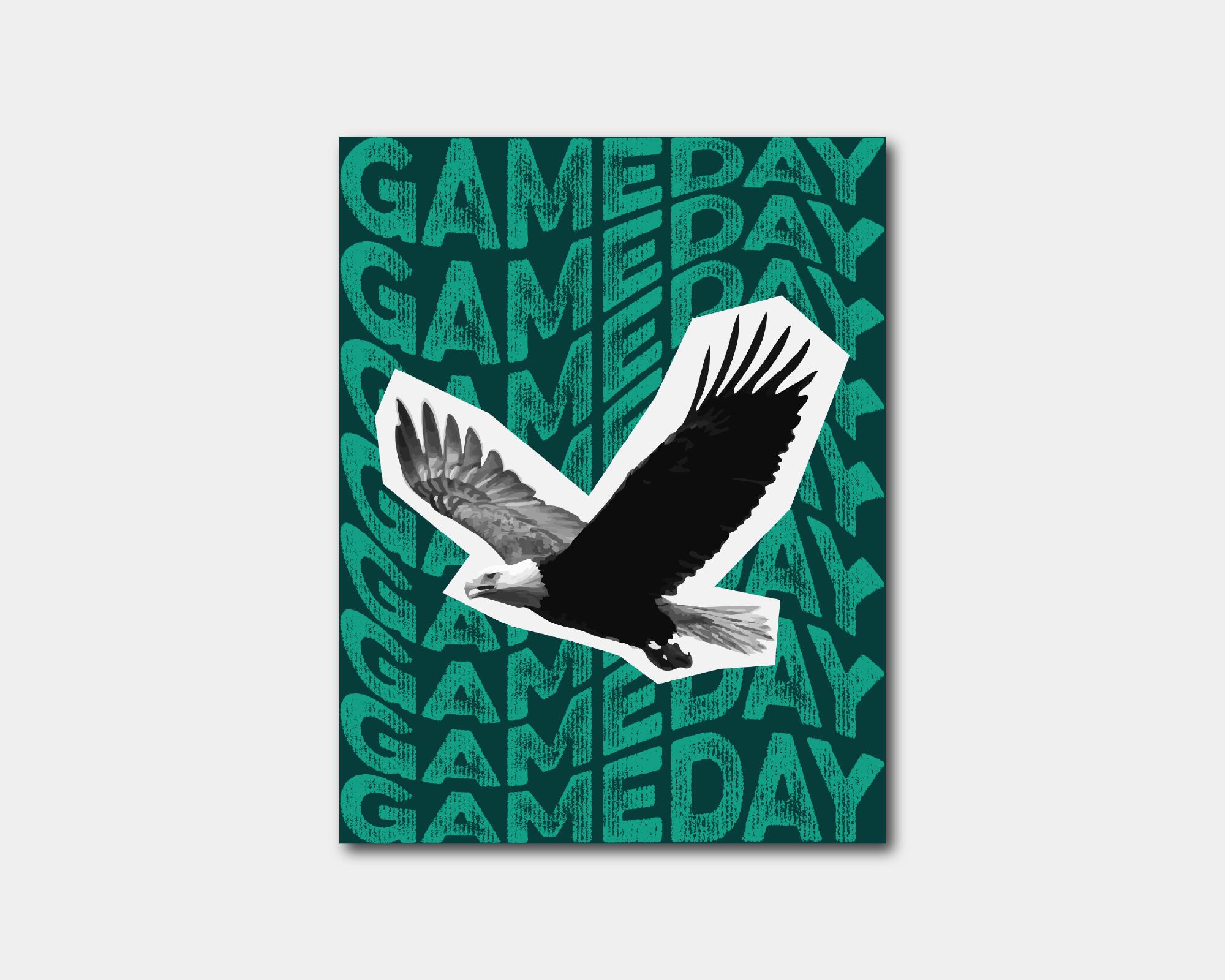 Philadelphia Football High-quality Posters - Set of 6 Bundle, Eagles ...