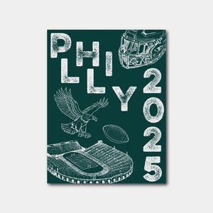 Philadelphia Football High-quality Posters - Set of 6 Bundle, Eagles ...