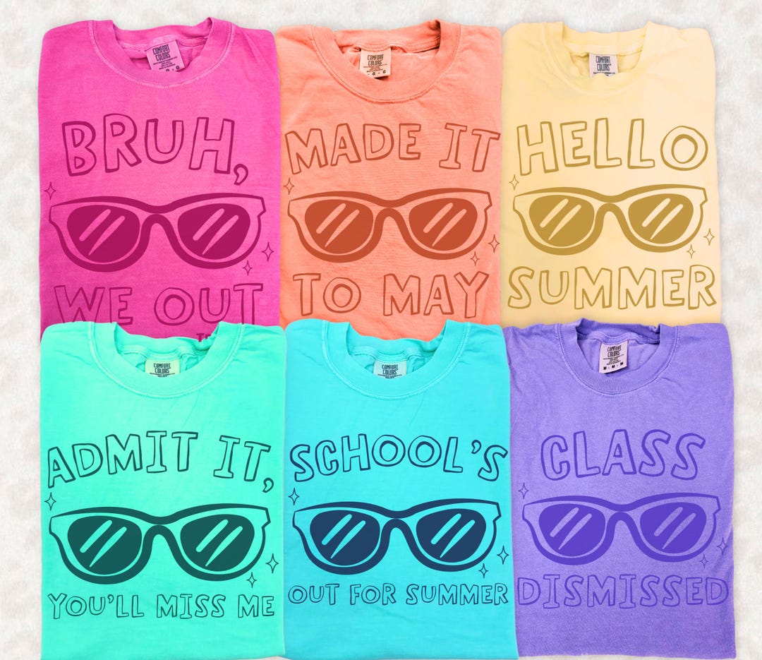 Bruh We Out Last Day of School Teacher Shirt,comfort Colors End of Year ...