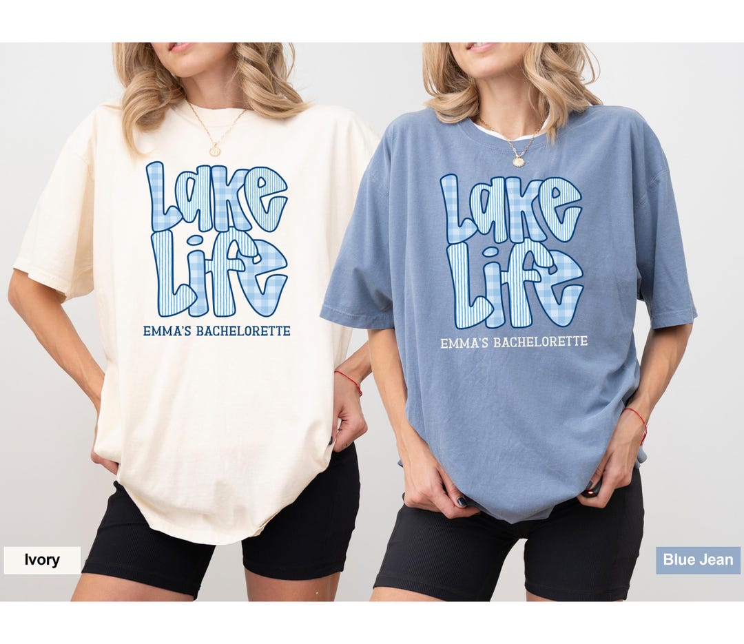 Lake Life Bachelorette Party Shirt, Comfort Colors Lake Bride Tee ...