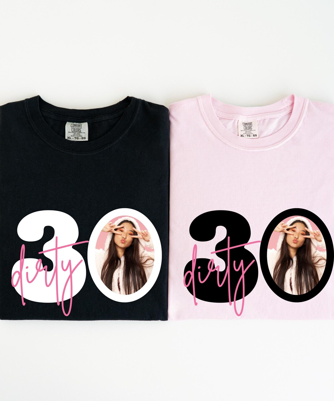 Dirty Thirty Shirt Custom Comfort Colors®, 30th Birthday Shirt, 30th ...