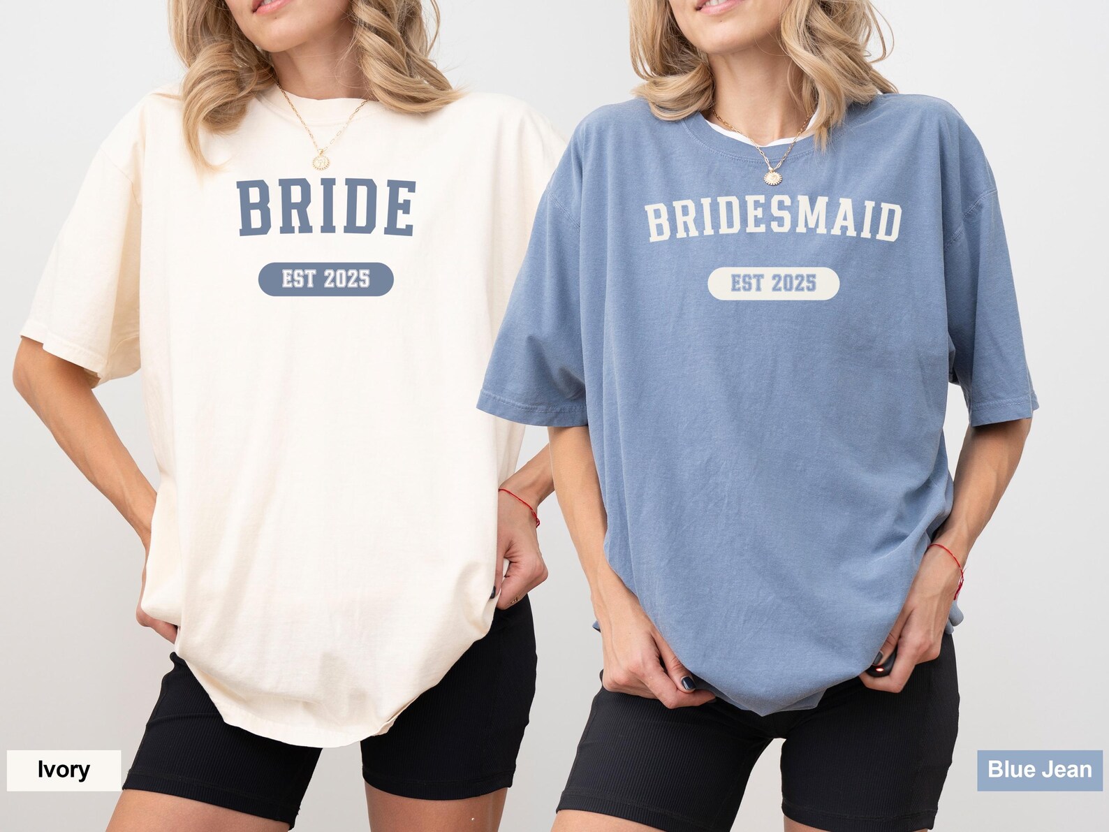 Custom Dusty Blue Bachelorette Bridesmaide Party Shirt, Comfort Colors ...