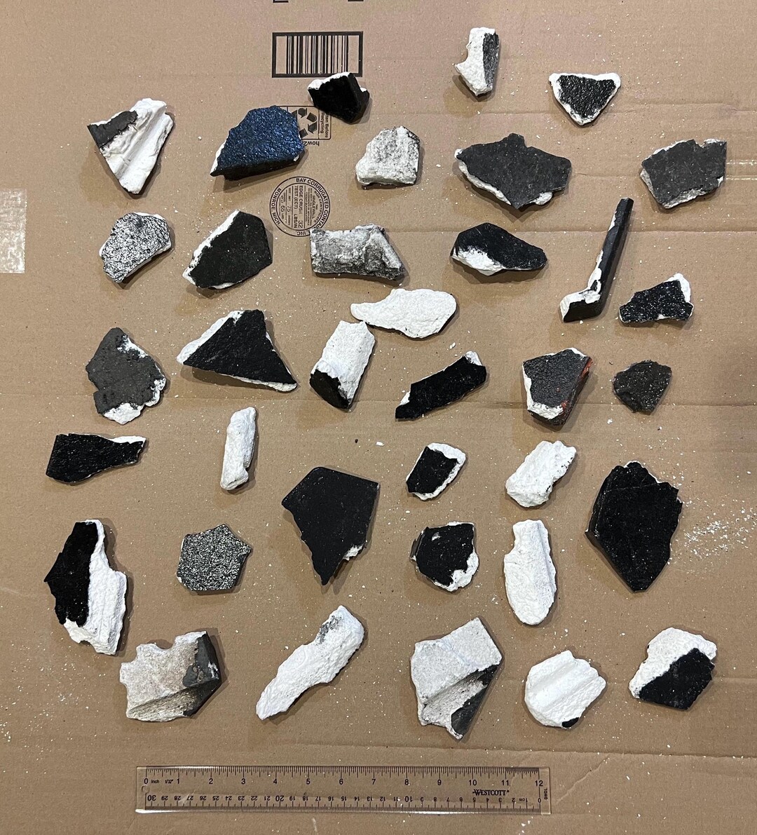 Spacex Starship 33 Heat Shield Tile 2-4” Debris Pieces - 2025 Turks and ...