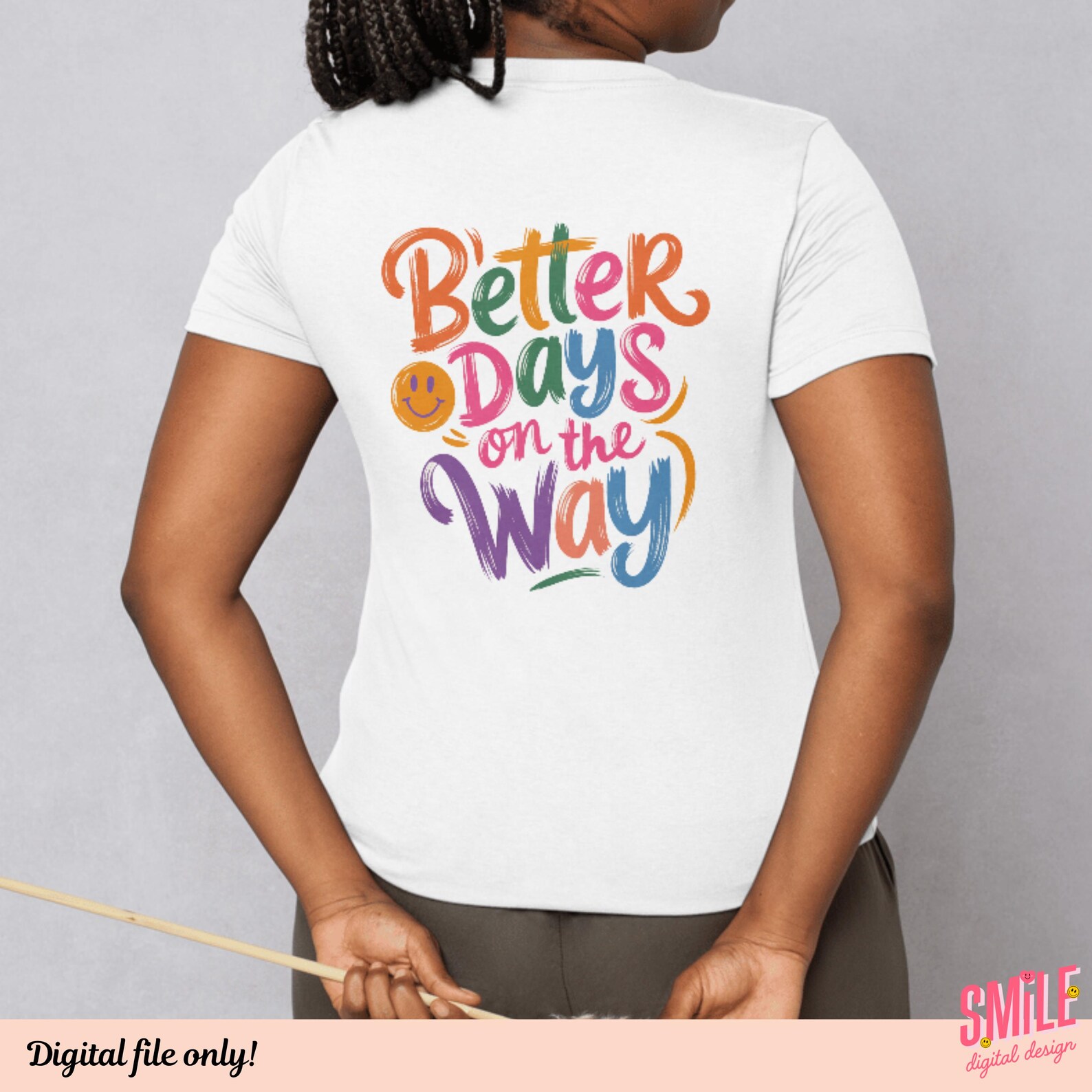 Better Days Are on the Way PNG, Boho Hippie Mental Health Design ...