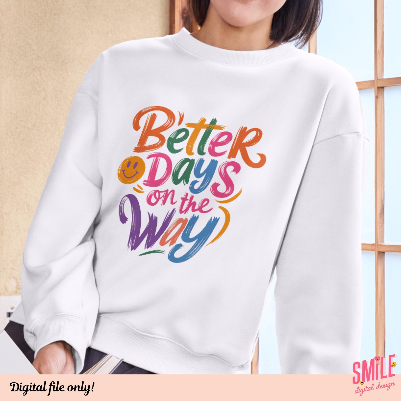 Better Days Are on the Way PNG, Boho Hippie Mental Health Design ...