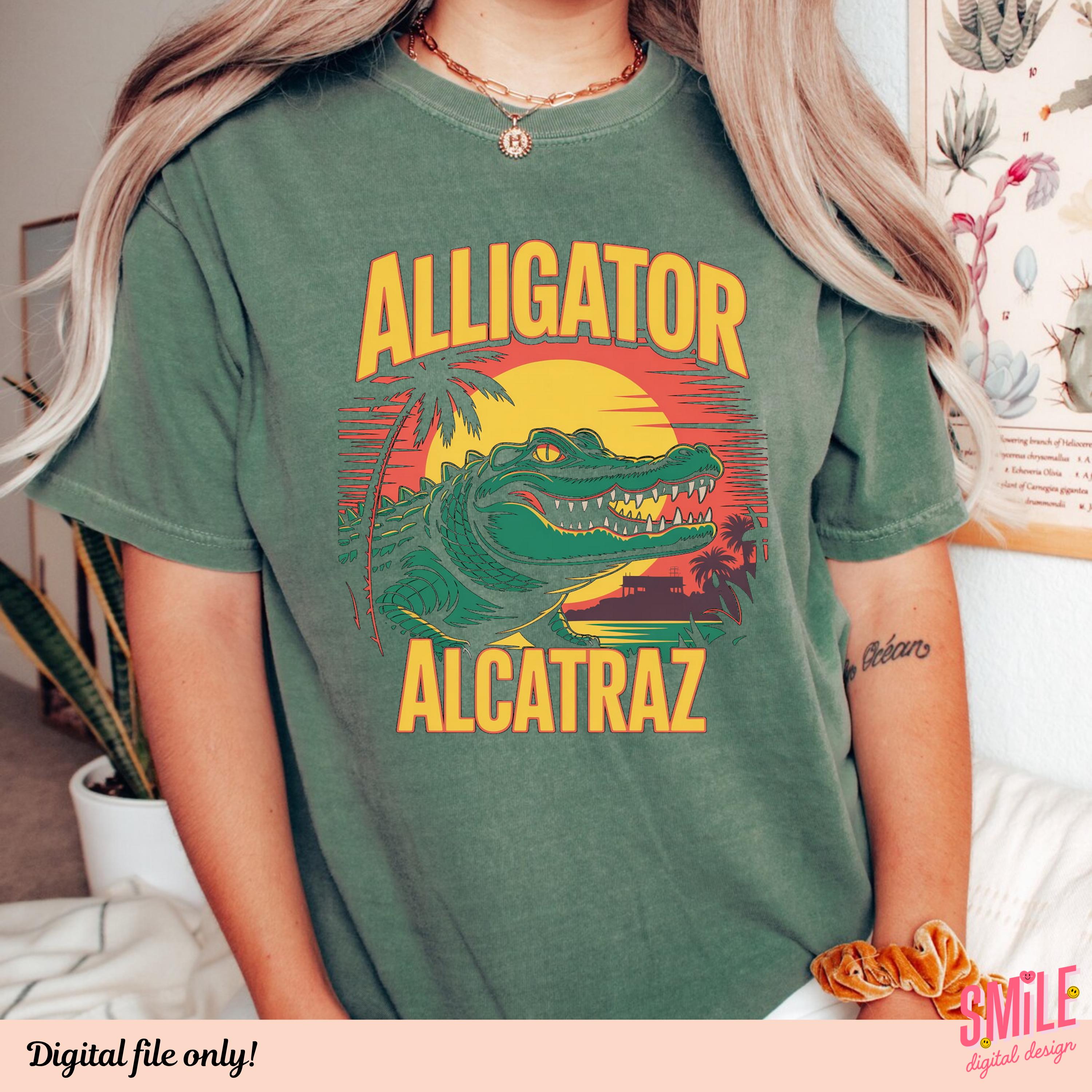 14 Alligator Alcatraz PNG Bundle, Everglades Florida Digital Badge ...