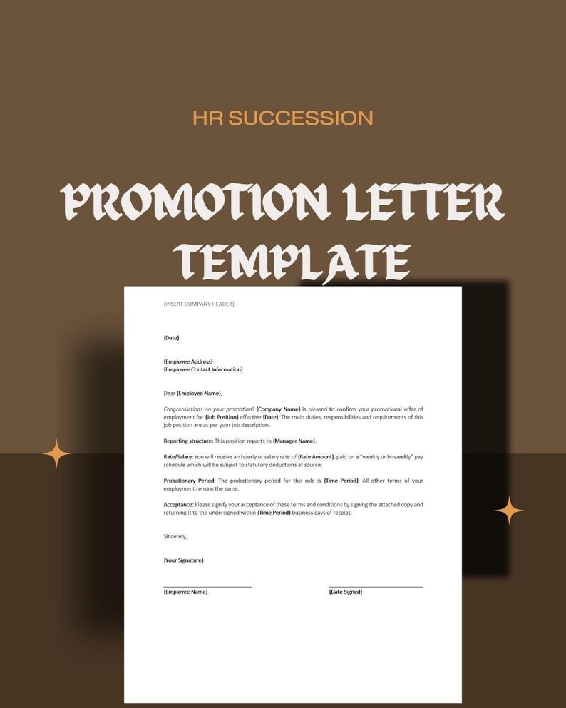 Letter of Promotion | Promotion Letter | Promotion Letter | Company ...