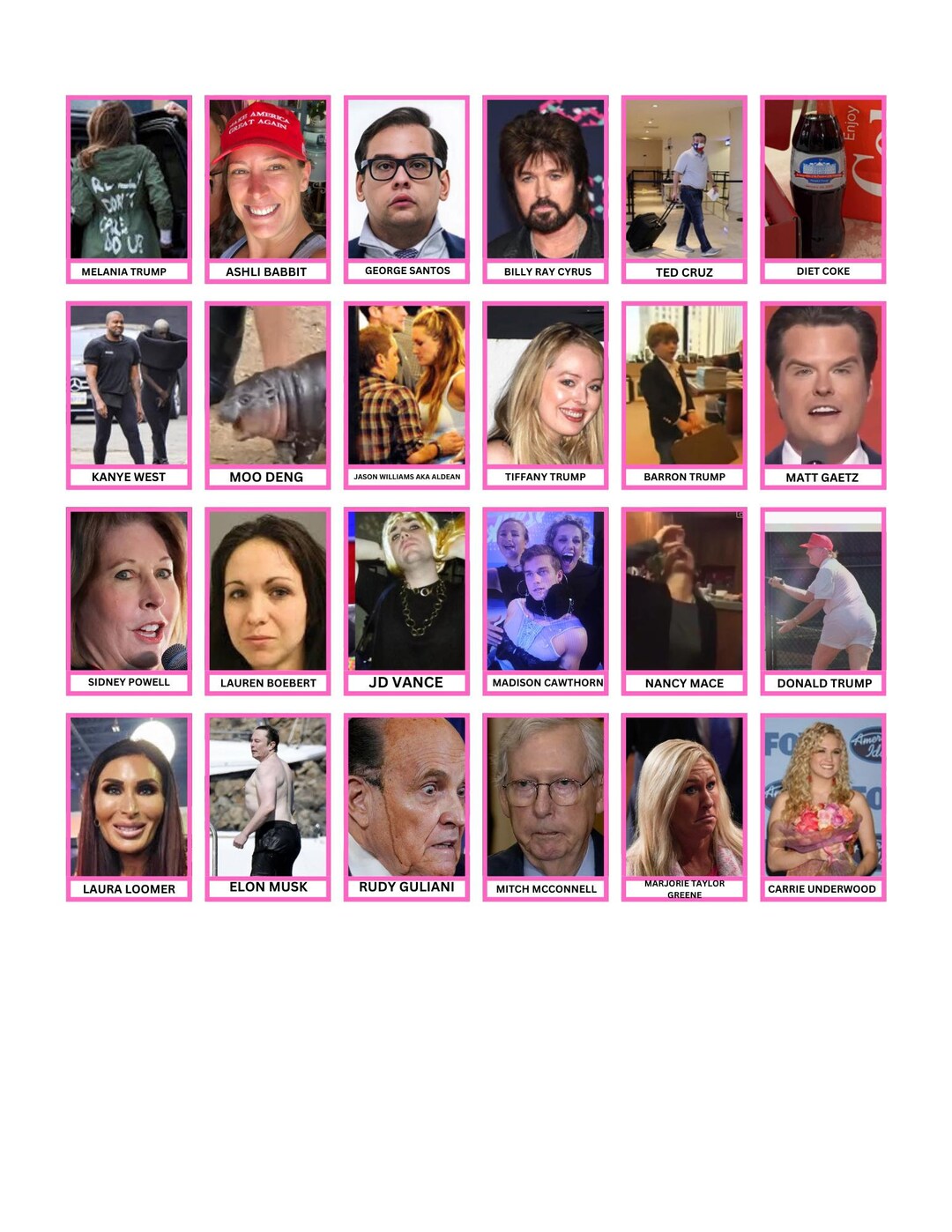 Guess Who: Republican Edition (digital Download) - Etsy