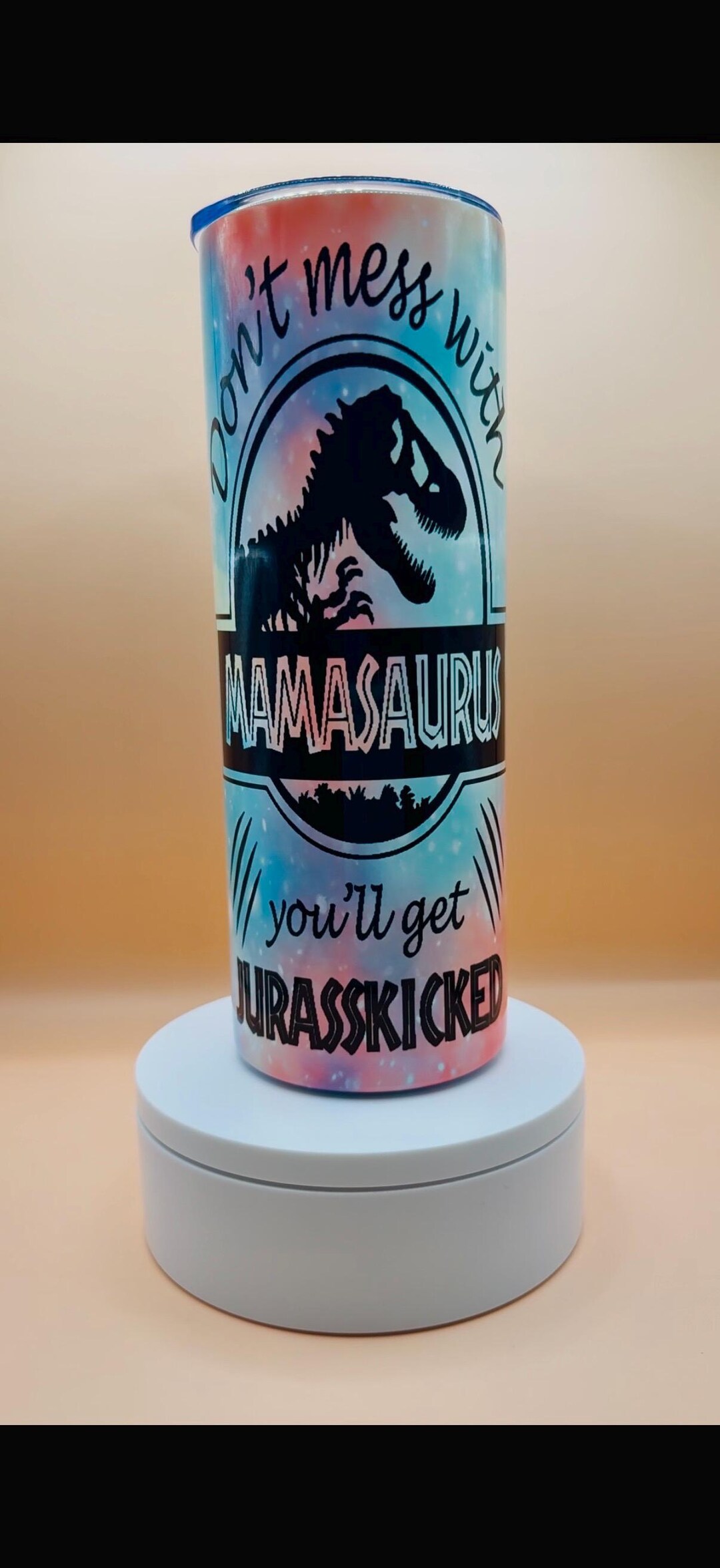 Mamasaurus Tumbler, 20 Oz Tumbler With Straw - Etsy