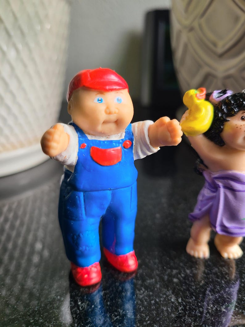 80s Vintage Cabbage Patch Figurines Set of 2 - Etsy