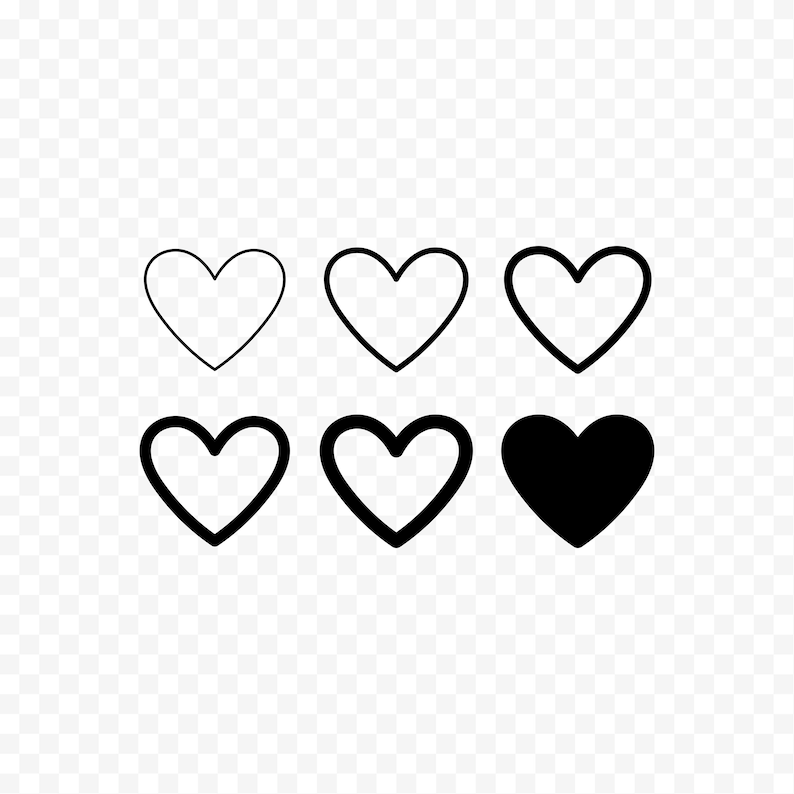 Heart SVG, Heart Shape Outline, Heart Frame Jpg, Heart Stroke , Heart ...