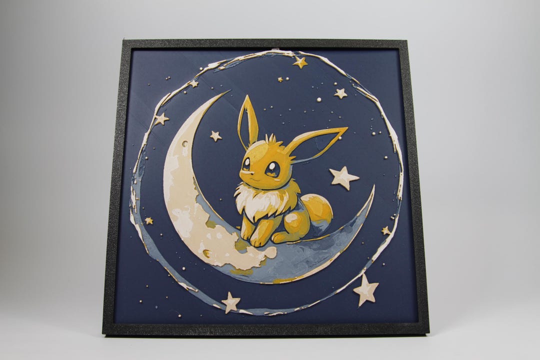 Hueforge Pokémon – Eevee and Friends in 3D! Unique Decoration for ...