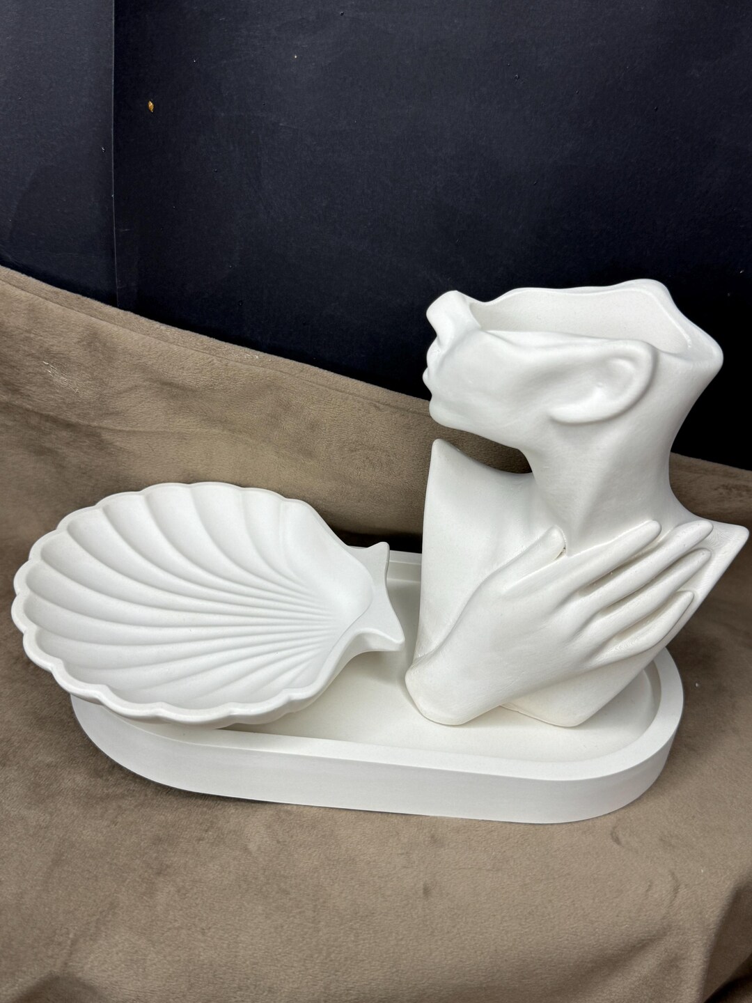 Handmade Plaster Gypsum Art Minimalist Decor Modern Home Decor ...