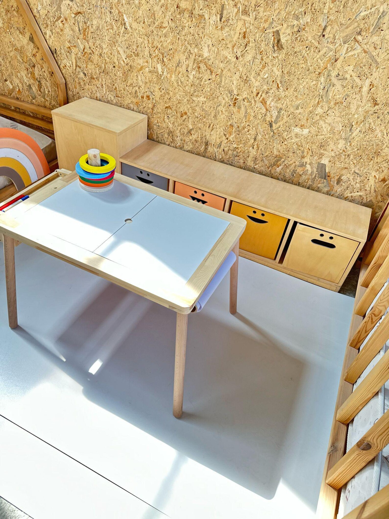 Montessori Wooden Sensory Table: Kids Activity Table With Bins - Etsy