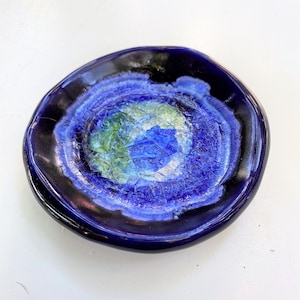 Butterfly Puddler Dish - Butterfly Feeder - Cobalt Blue With Recycled ...