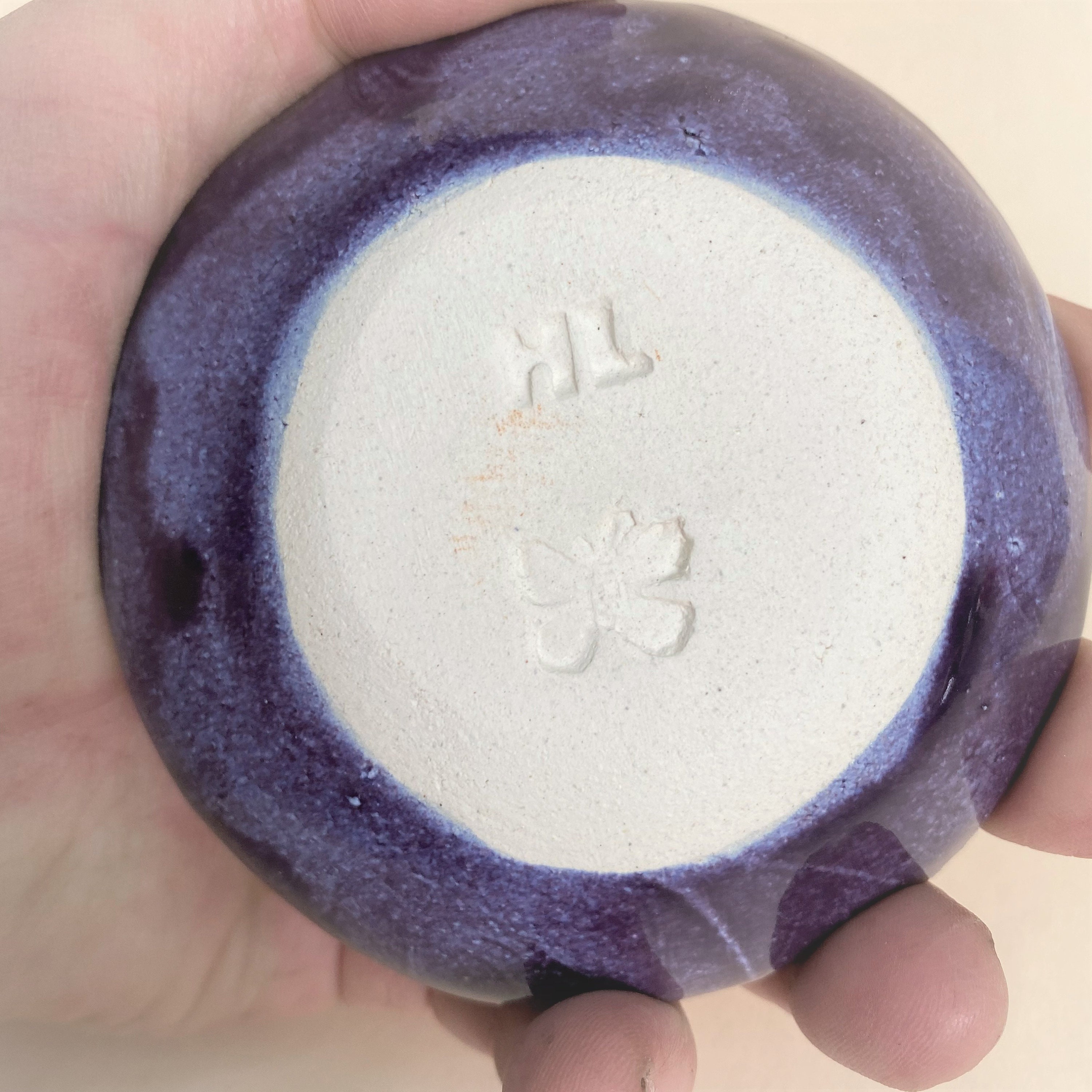 Butterfly Puddler Dish - Butterfly Feeder - Purple With Recycled Glass ...