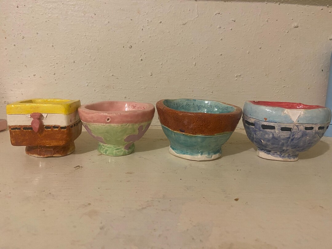 Spongebob Pinch Pots - Etsy