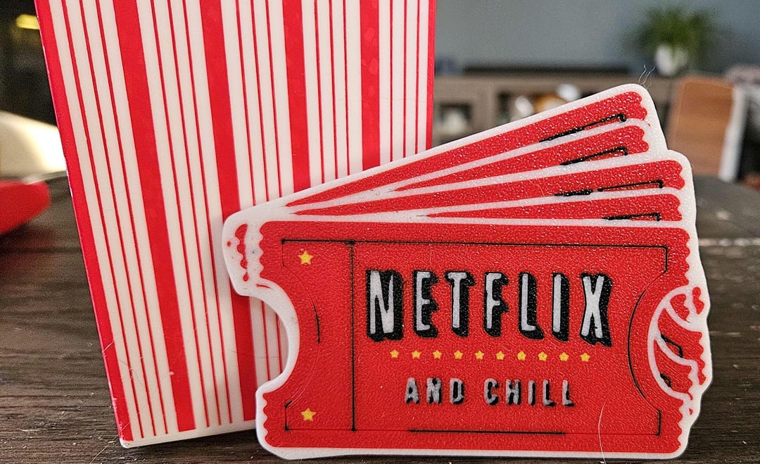 Netflix and Chill Date Night Ticket (set of 2) Gift - Etsy
