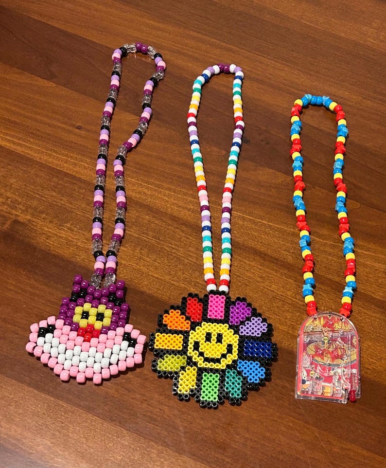 Kidcore Kandi Necklaces - Etsy