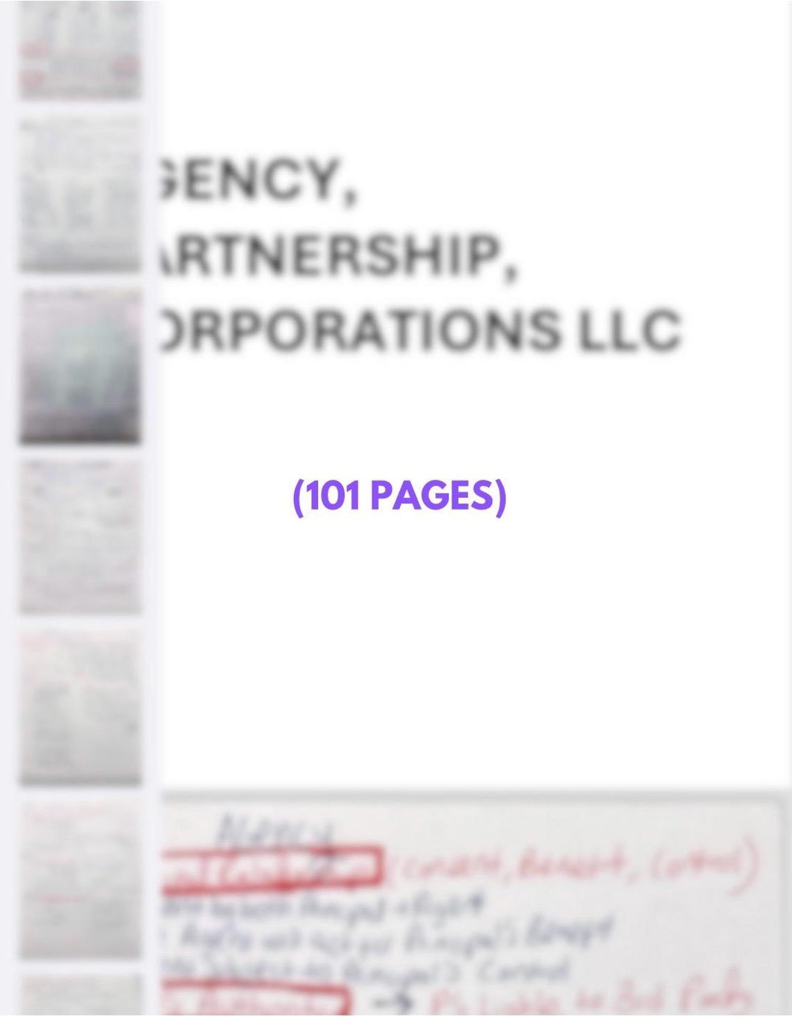 Entire Packet of UBE Bar Exam Outlines (all of Them) (handwritten) - Etsy