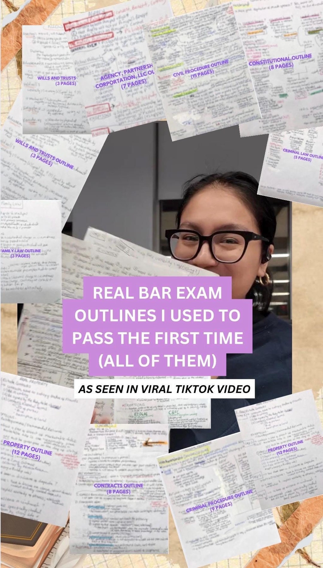 Entire Packet of UBE Bar Exam Outlines (all of Them) (handwritten) - Etsy